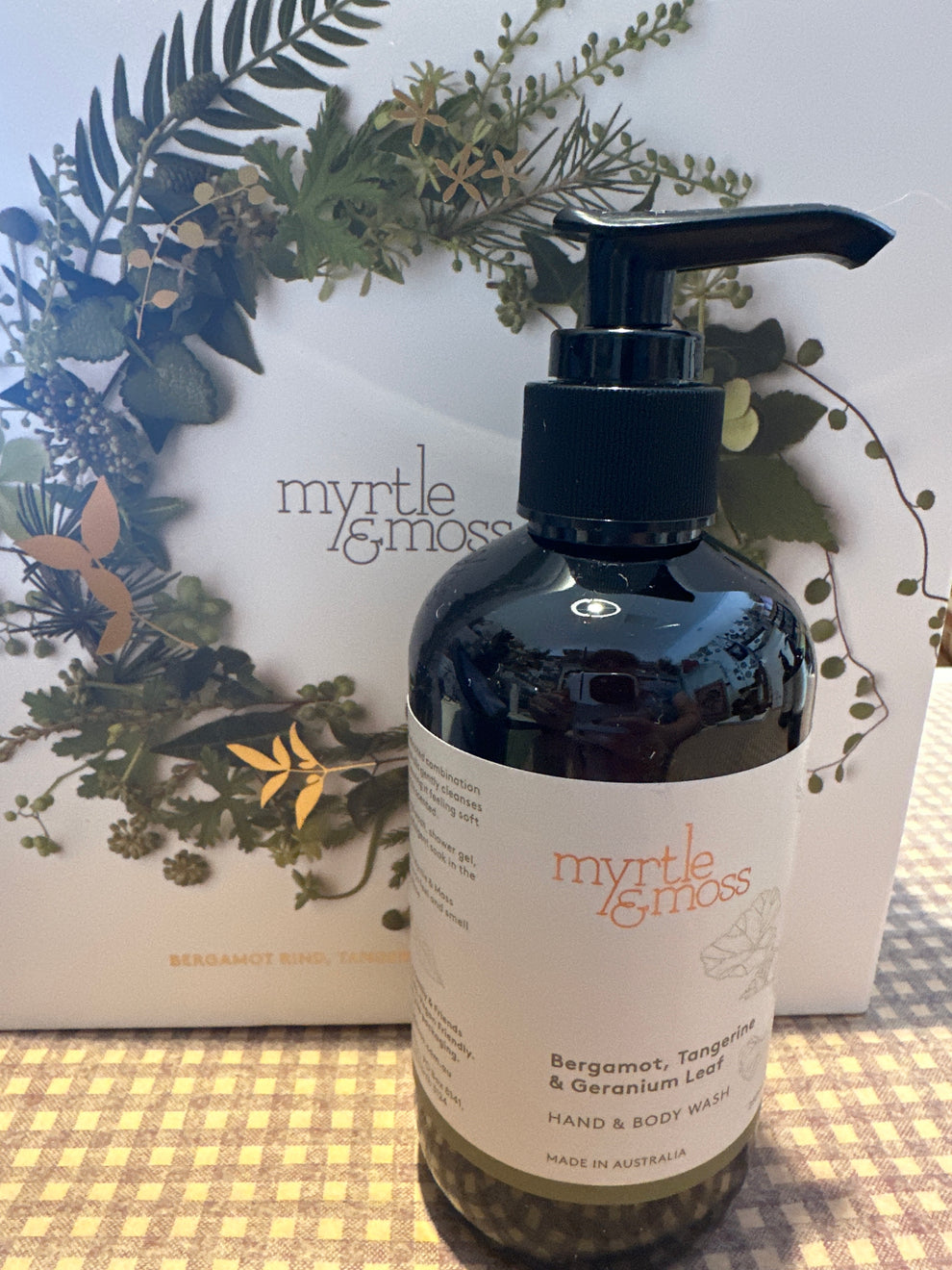 Myrtle and moss ex pack hand and body wash – her name was Nola